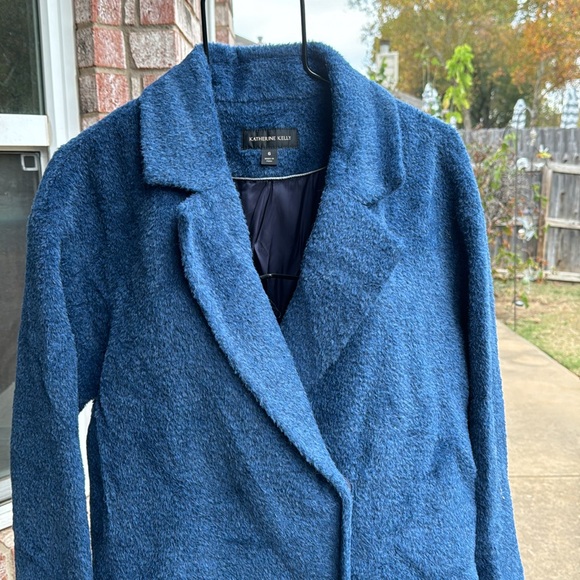 Katherine Kelly | Jackets & Coats | Nwt Katherine Kelly 6 Blue Belted ...